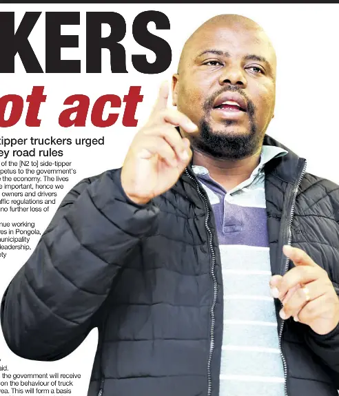 TRUCKERS read riot act - PressReader