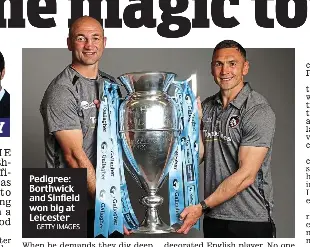 Sinfield can conjure up the magic touch - PressReader