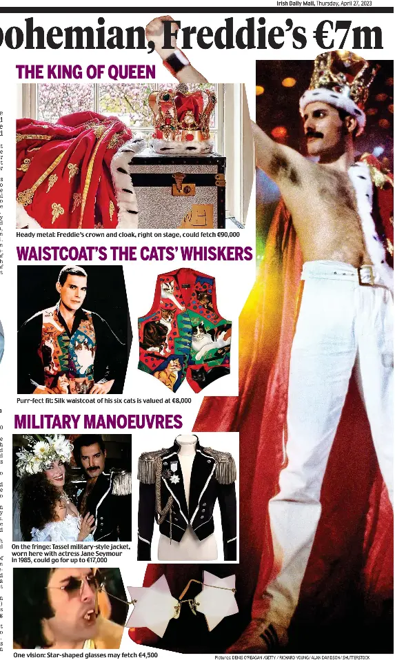 Oh-so bohemian, Freddie’s €7m treasures... sold by his ex-fiancée - PressReader