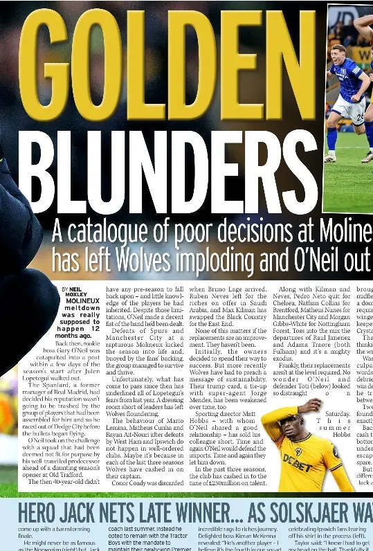 Hero jack nets late winner... as solskjaer watches on - PressReader