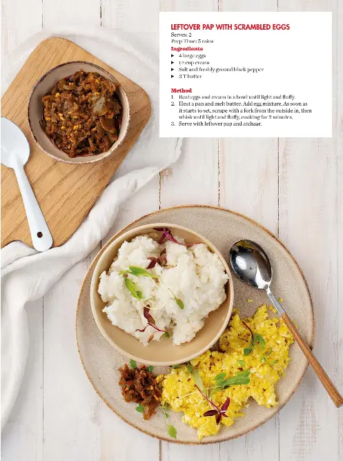 LEFTOVER PAP WITH SCRAMBLED EGGS - PressReader