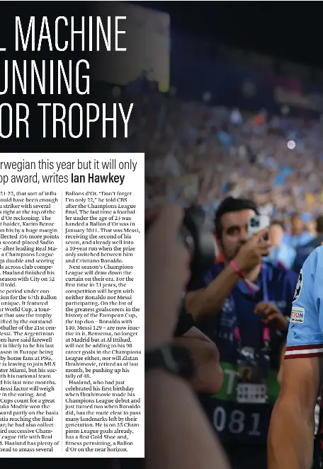 MAN CITY GOAL MACHINE HAALAND IS GUNNING FOR BALLON D’OR TROPHY - PressReader