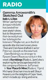 Gemma Arrowsmith’s Sketched Out - PressReader