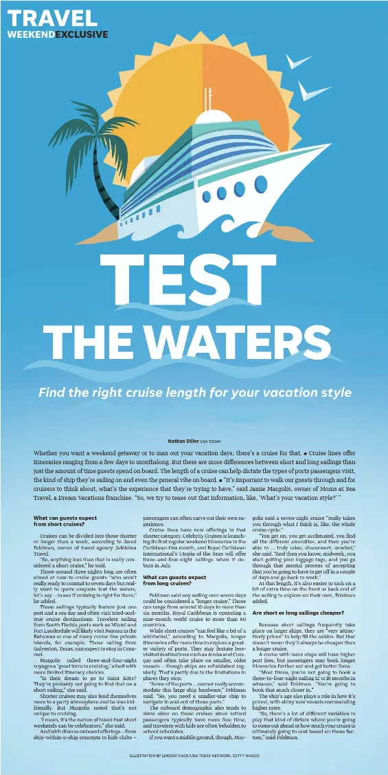 What can guests expect from short cruises? - PressReader
