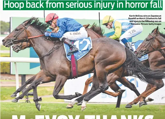 McEVOY THANKS HIS ‘LUCKY’ STARS - PressReader