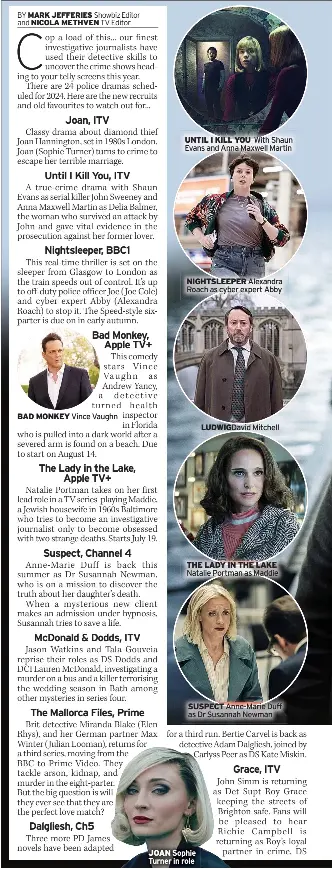 OI, WATCH IT! THE SLEUTHS ARE OUT THERE... TV’s cracking crime shows - PressReader