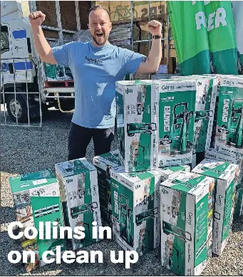 Collins in on clean up - PressReader