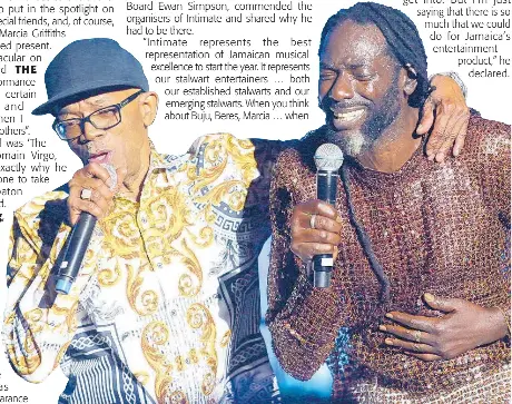 Buju, Beres and friends make ‘INTIMATE’ MEMORABLE - PressReader