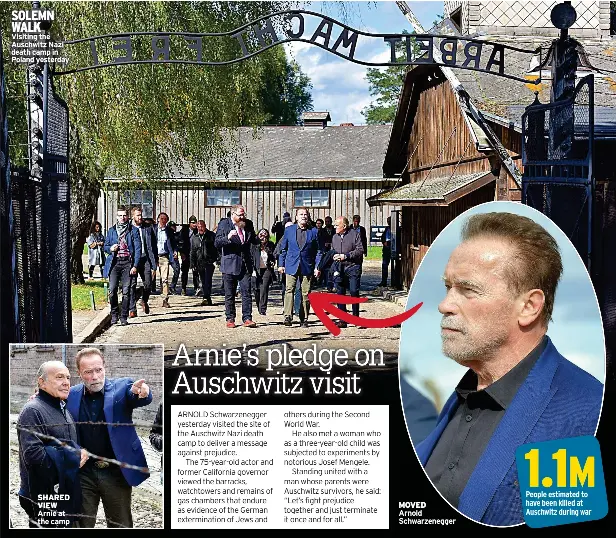 Arnie’s pledge on Auschwitz visit - PressReader