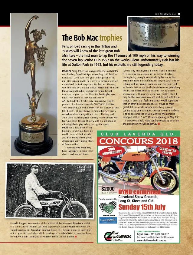 The Bob Mac trophies - PressReader