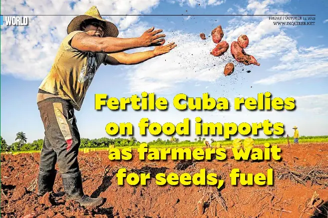Fertile Cuba relies on food imports as farmers wait for seeds, fuel ...