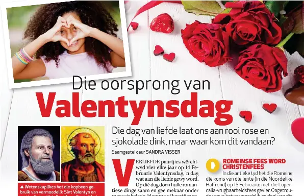 Waar kom Valentynsd­ag Valentynsd vandaan? - PressReader