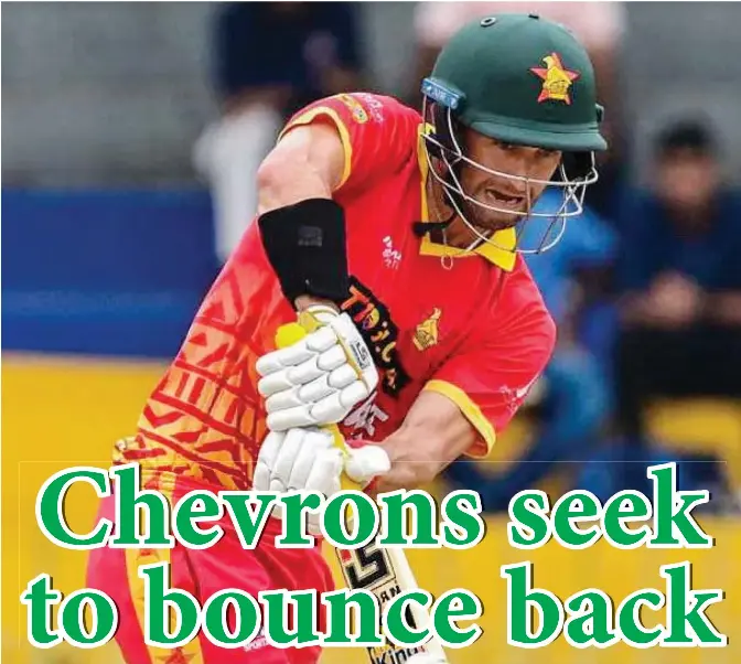 Chevrons seek to bounce back - PressReader