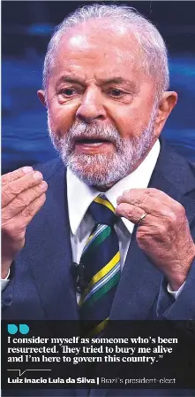 Spectacula­r comeback for Brazil’s Lula - PressReader