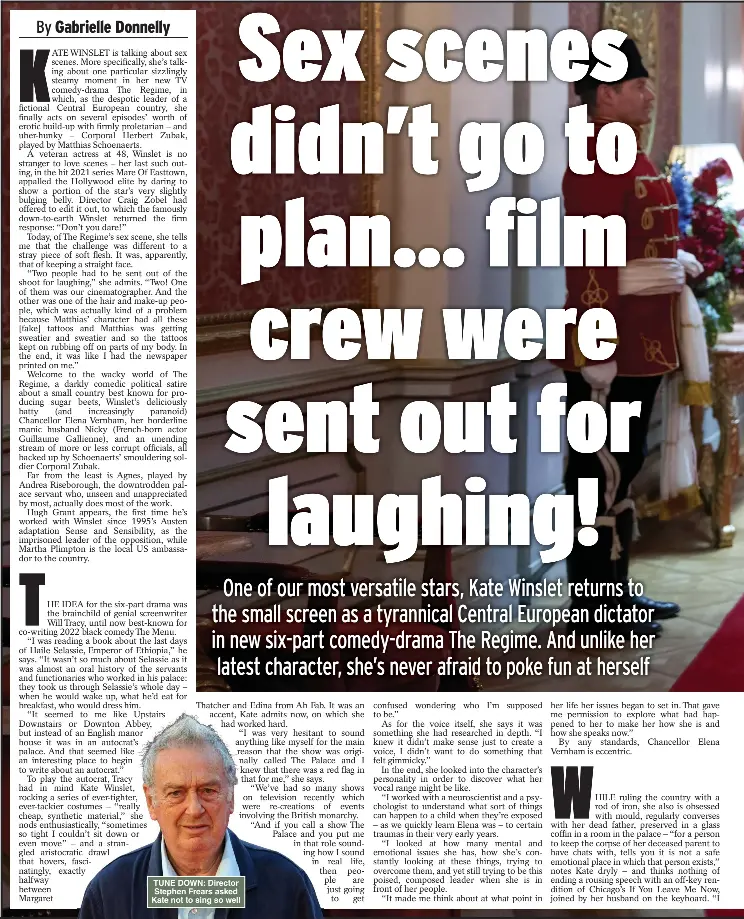 Sex scenes didn’t go to plan... film crew were sent out for laughing! - PressReader