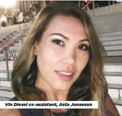 VIN DIESEL: FILM STAR ACCUSED OF SEXUAL BATTERY BY EX-ASSISTANT ...