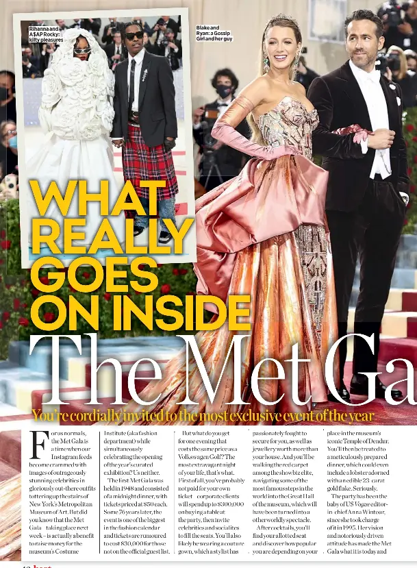 WHAT REALLY GOES ON INSIDE The Met Gala - PressReader