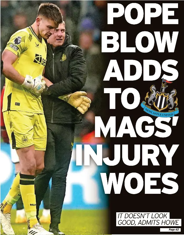 POPE BLOW ADDS TO MAGS’ INJURY WOES - PressReader