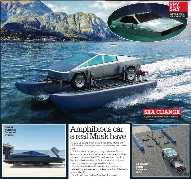 Amphibious car a real Musk have - PressReader
