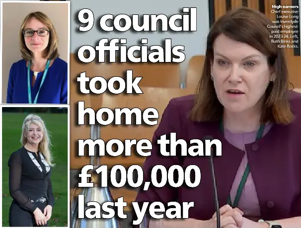 9 council officials took home more than £100,000 last year | Greenock ...