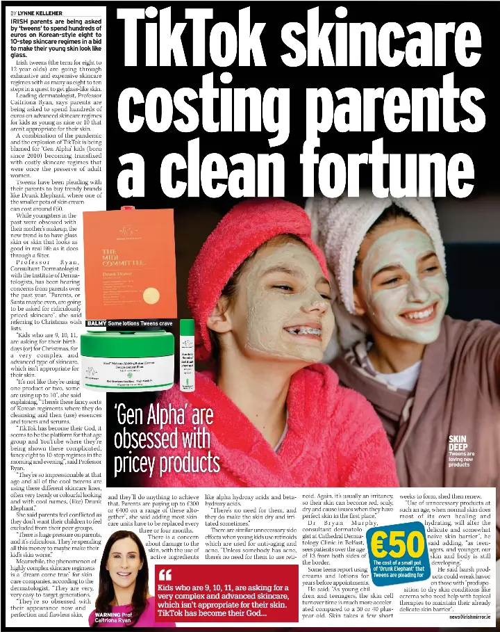 Tiktok skincare costing parents a clean fortune - PressReader