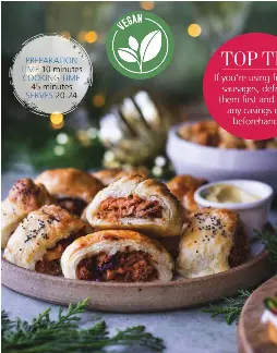 Caramelise­d Jazz apple and red onion vegan sausage rolls - PressReader