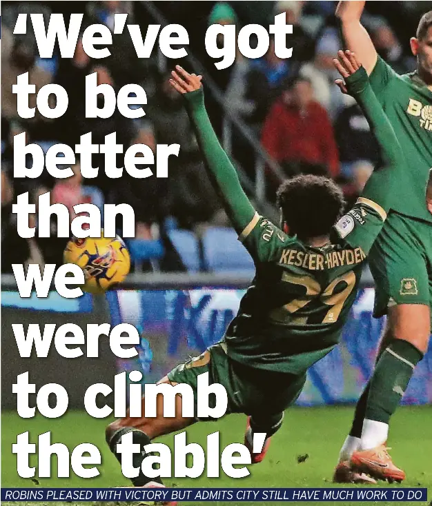 ‘We’ve got to be better than we were to climb the table’ - PressReader