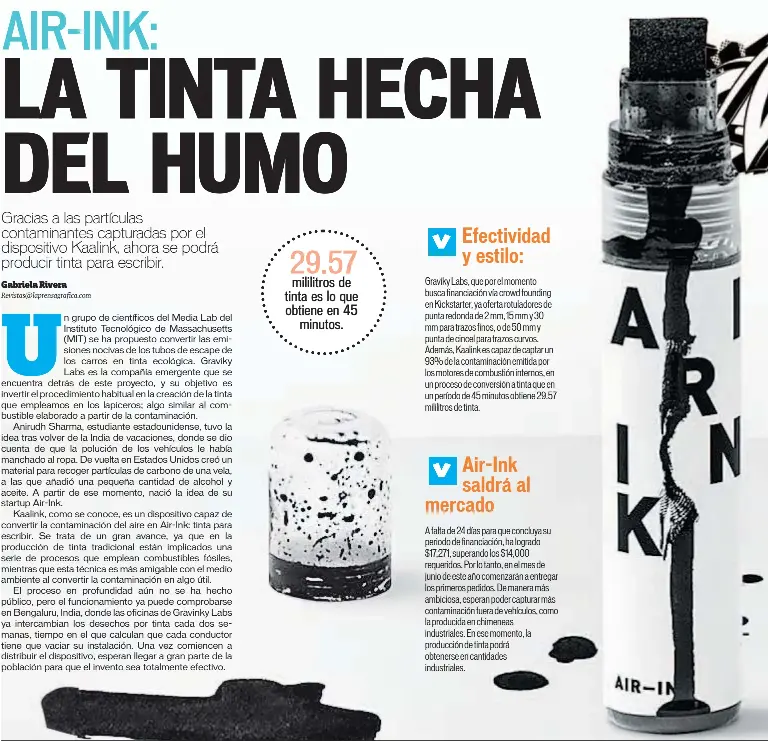 LA TINTA HECHA DEL HUMO - PressReader