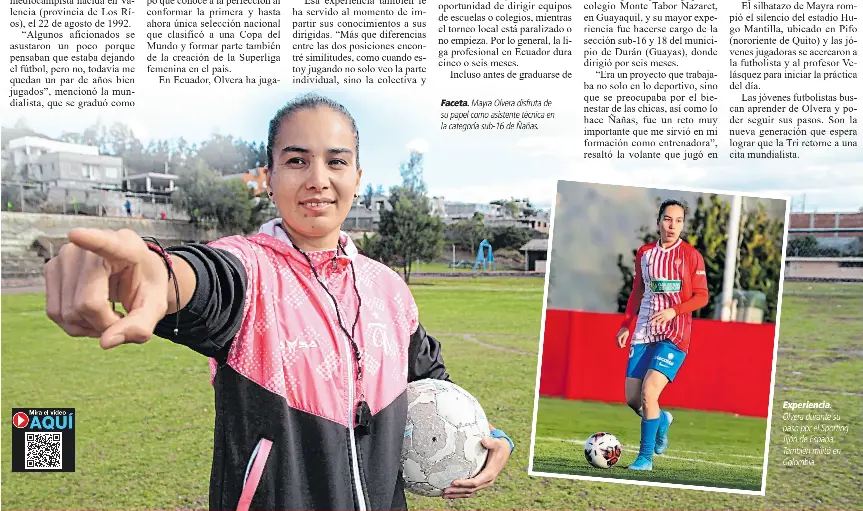 MAYRA OLVERA transmite su experienci­a - PressReader