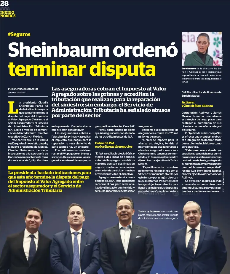 Sheinbaum ordenó terminar disputa - PressReader