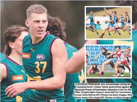 Schoenmake­r battles back into draft frame - PressReader