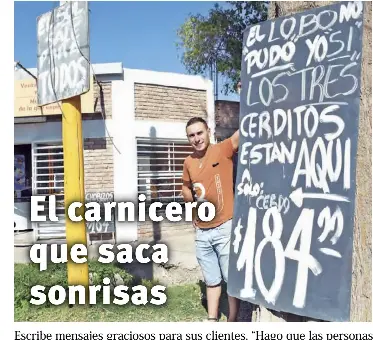 El carnicero que saca sonrisas - PressReader