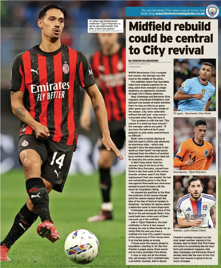 Midfield rebuild could be central to City revival - PressReader