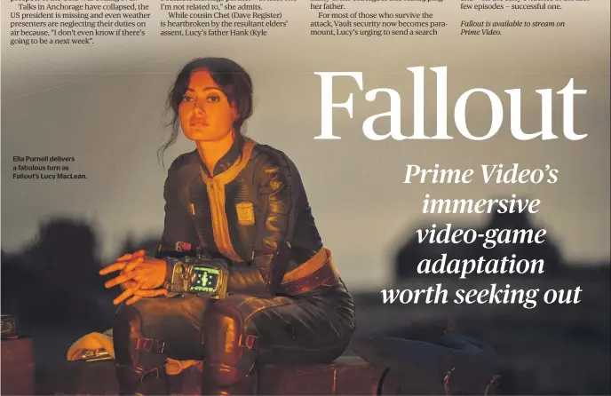 Fallout Prime Video’s immersive video-game adaptation worth seeking out - PressReader