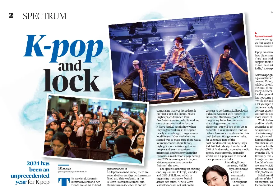 For Kpop in India, with several artistes including Exo’s Suho, Bambam ...