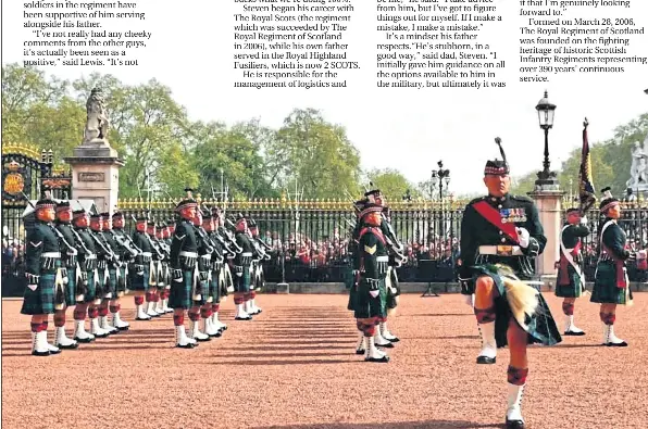 ‘In uniform, he’s a soldier, but when we leave the gates, he’s my boy ...