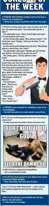 JOKES OF THE WEEK - PressReader