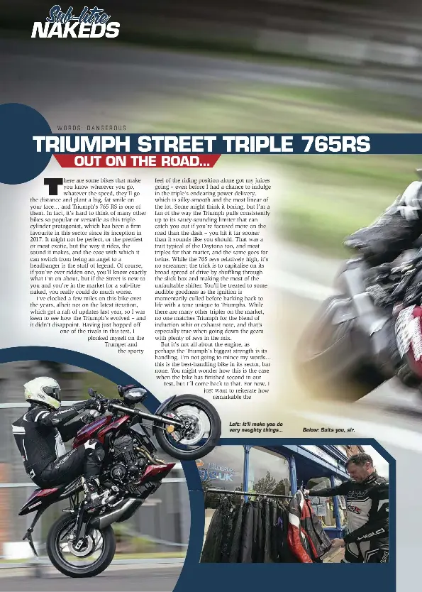 TRIUMPH STREET TRIPLE 765RS - PressReader