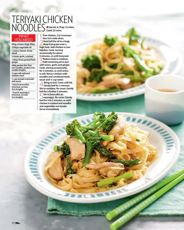 TERIYAKI CHICKEN NOODLES - PressReader