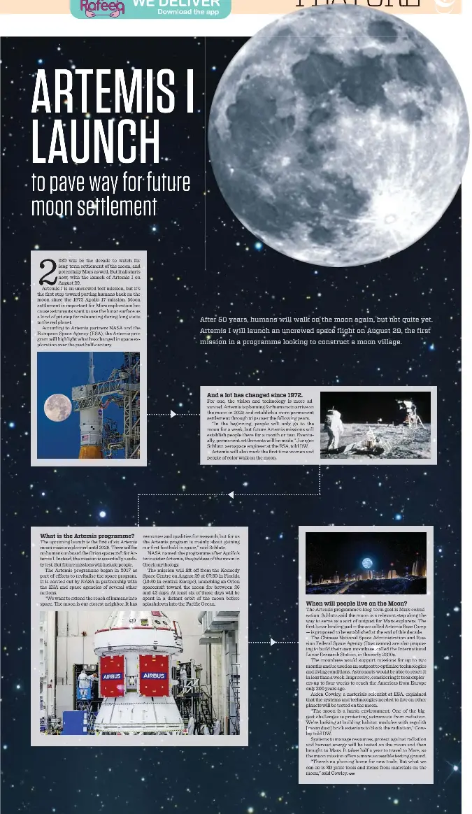 ARTEMIS I LAUNCH - PressReader