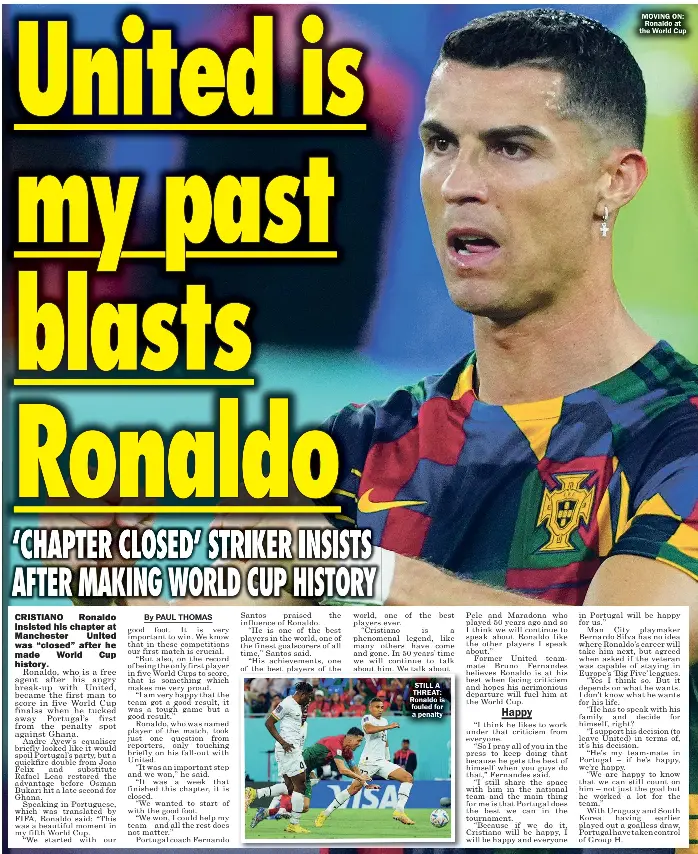 United is my past blasts Ronaldo - PressReader