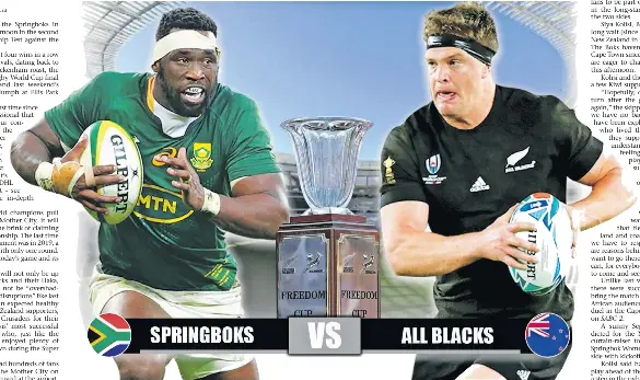 Titanic clash: Boks to make history - PressReader