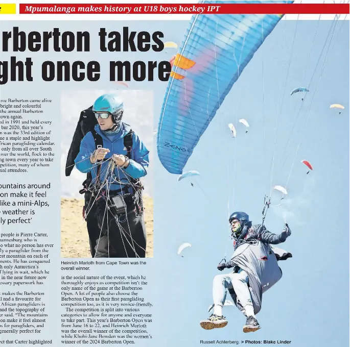 Barberton takes flight once more - PressReader