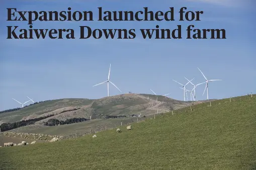 Expansion launched for Kaiwera Downs wind farm - PressReader