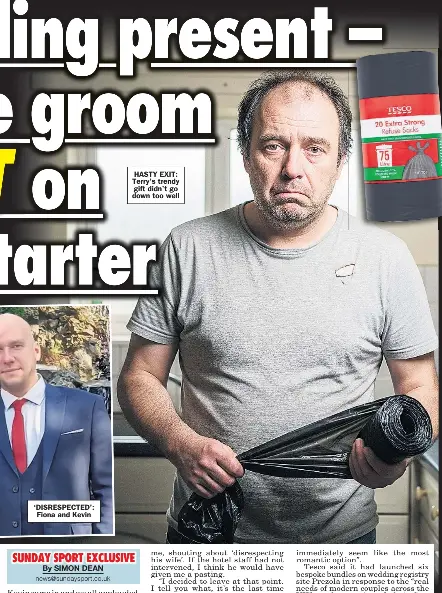 I gave BINBAGS as a wedding present – & the groom SHAT on my starter - PressReader