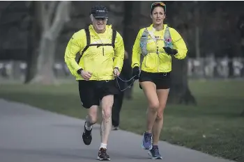 Blind runner tackles more than three marathons in one day - PressReader