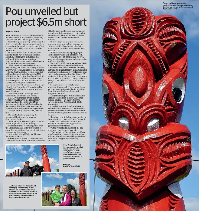Pou unveiled but project $6.5m short - PressReader