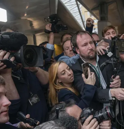 What it was like behind the scenes in Holyrood - PressReader