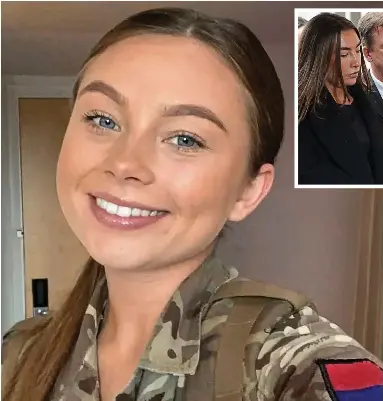 Army officer admits sexually assaulting tragic Jaysley, 19, before she ...