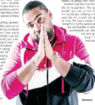 Romeich extends hand of kindness - PressReader